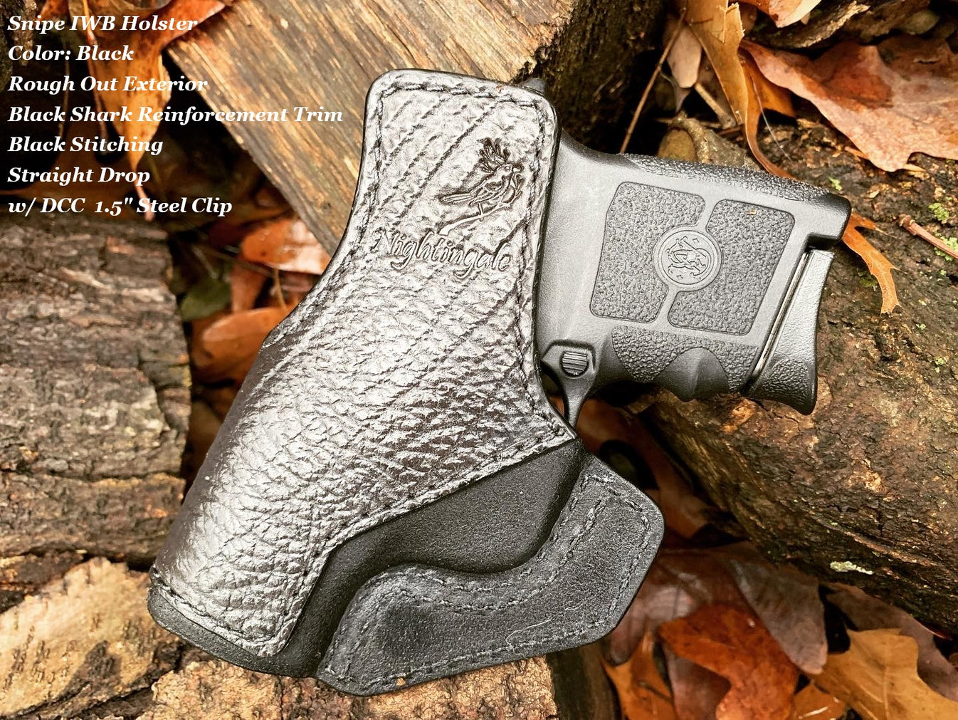 Snipe IWB: Inside the Waistband Holster – Nightingale Leather Co.