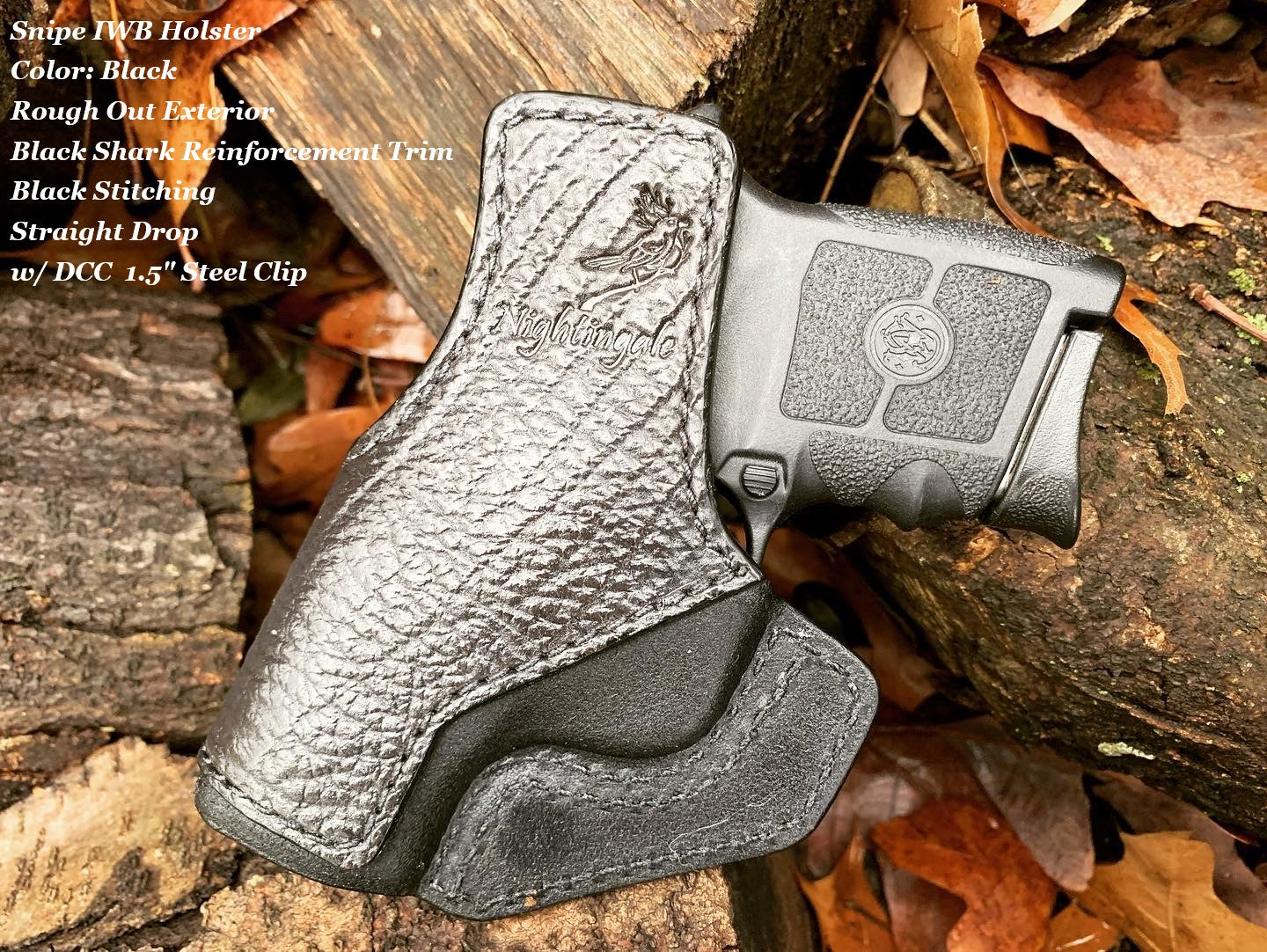 Snipe IWB: Inside the Waistband Holster – Nightingale Leather Co.