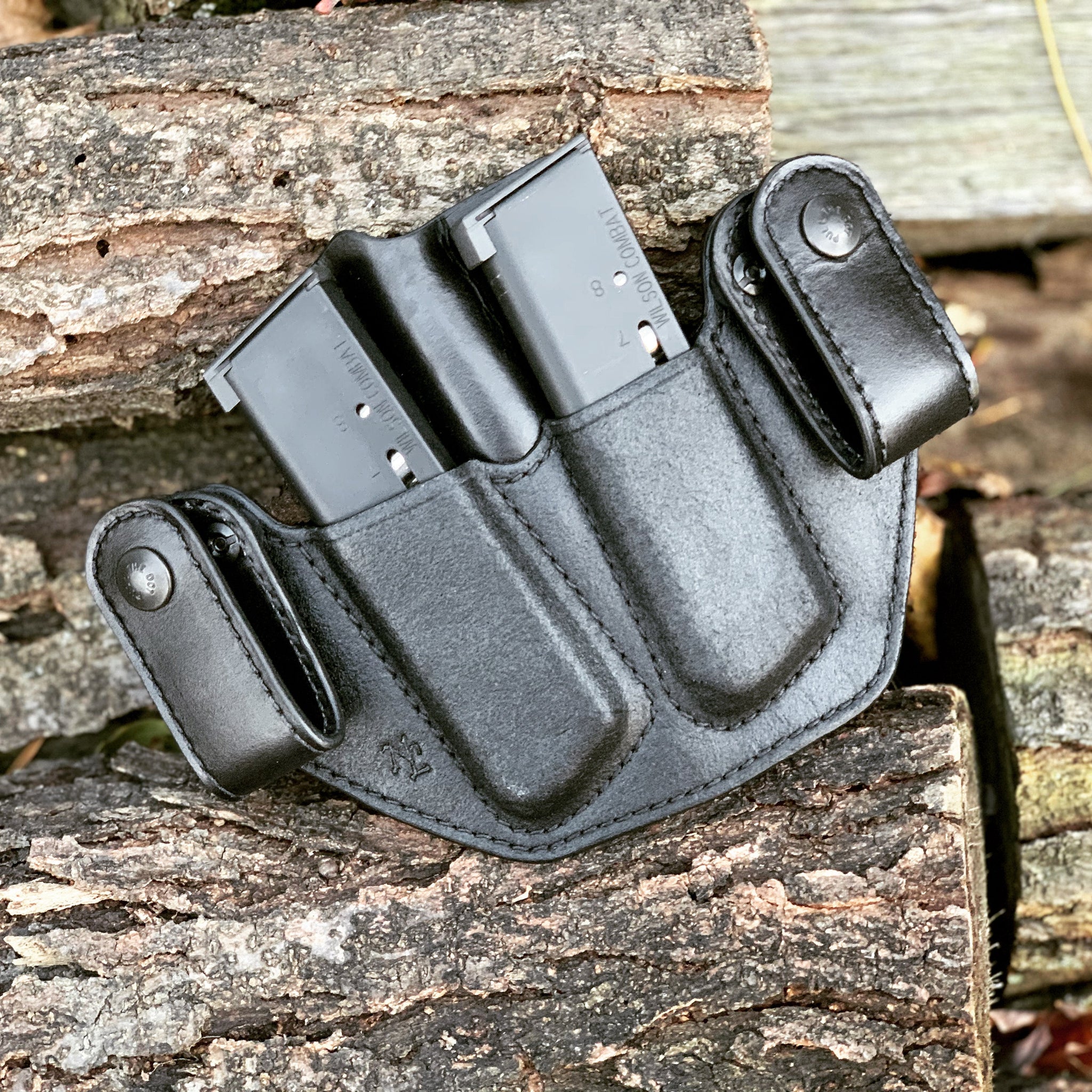 Double IWB Magazine Pouch – Nightingale Leather Co.