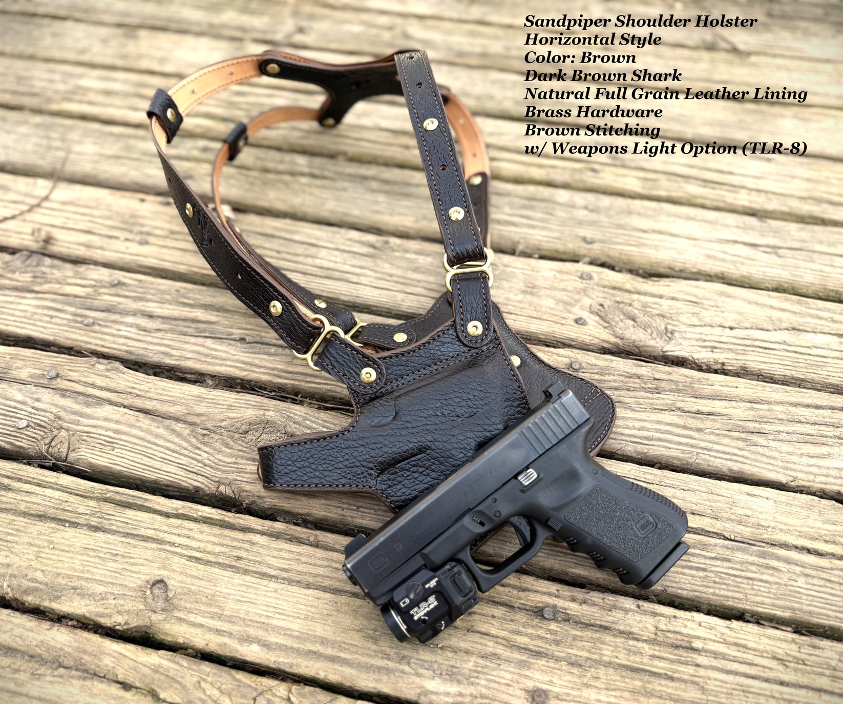 Sandpiper SH: Shoulder Holster System – Nightingale Leather Co.