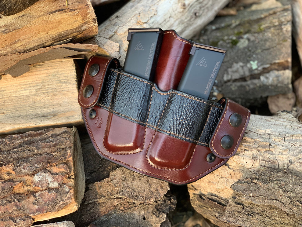 Double Snap Style Magazine Pouch – Nightingale Leather Co.