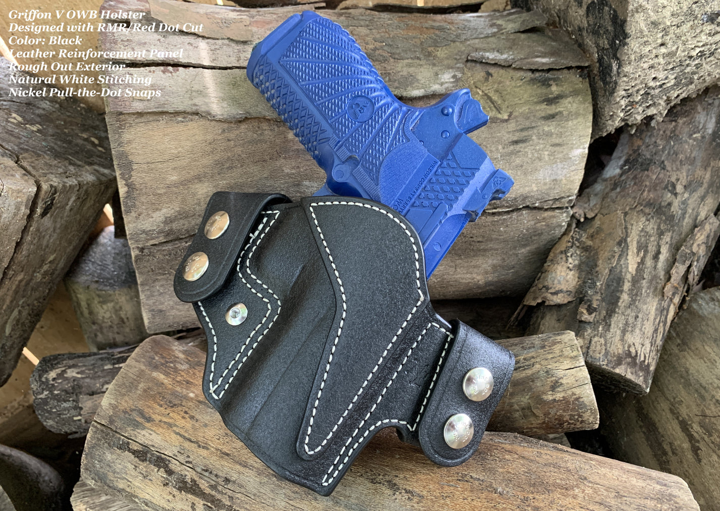 Griffon V OWB: Outside the Waistband Holster – Nightingale Leather Co.