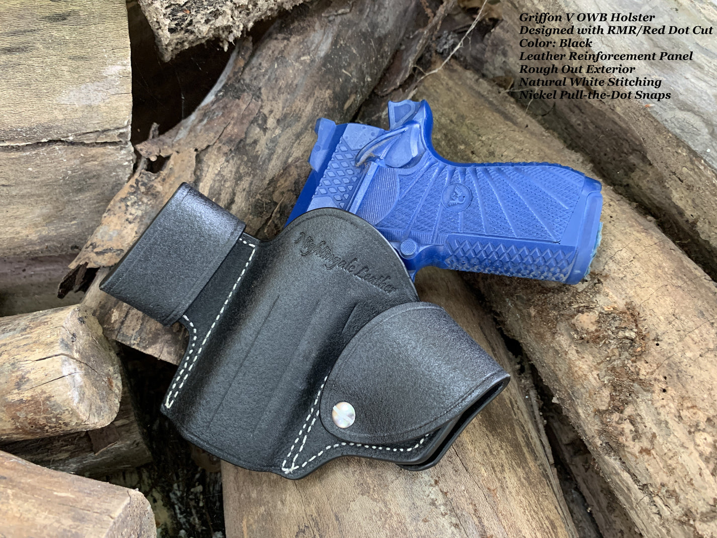 Griffon V OWB: Outside the Waistband Holster – Nightingale Leather Co.