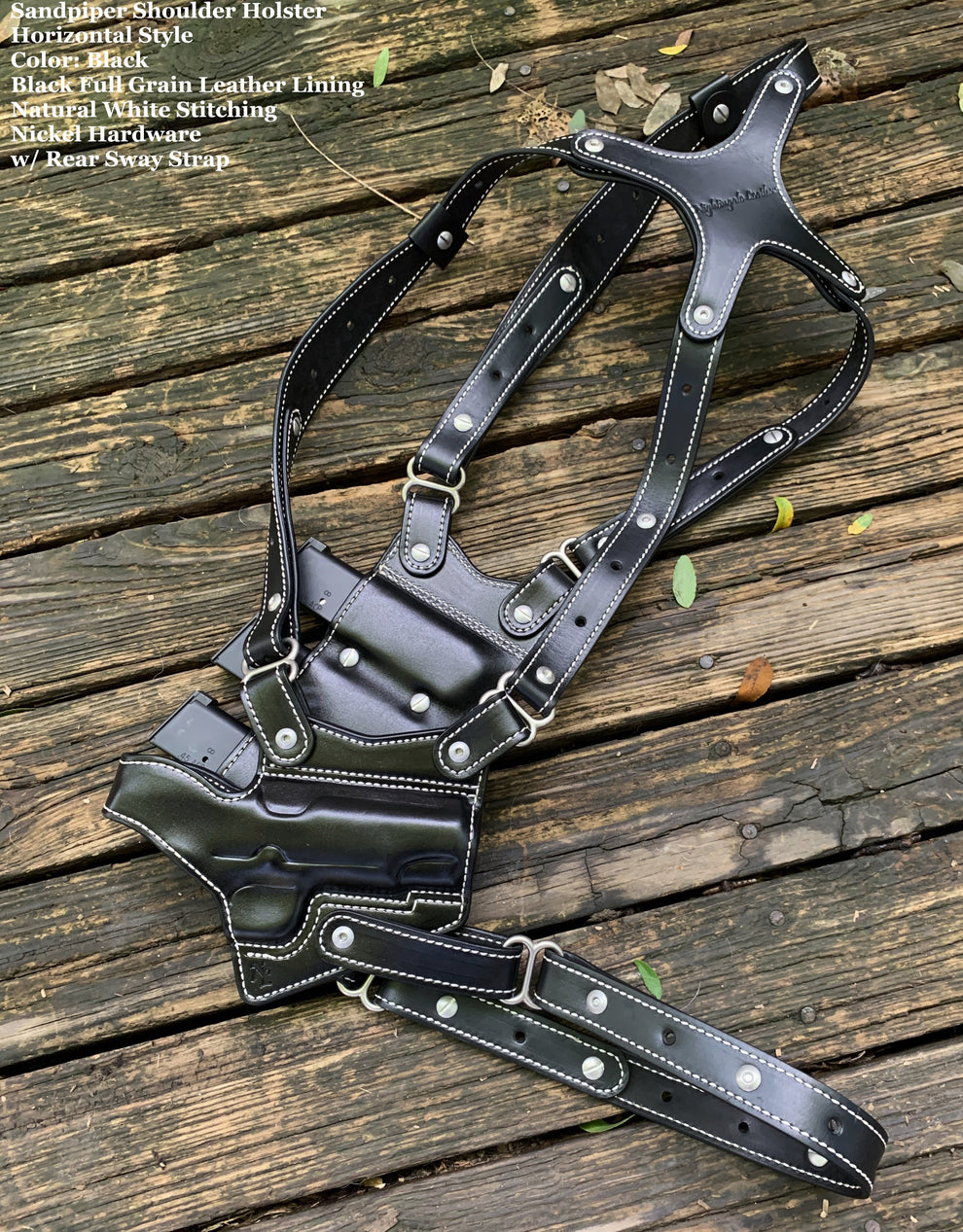 Sandpiper SH: Shoulder Holster System – Nightingale Leather Co.