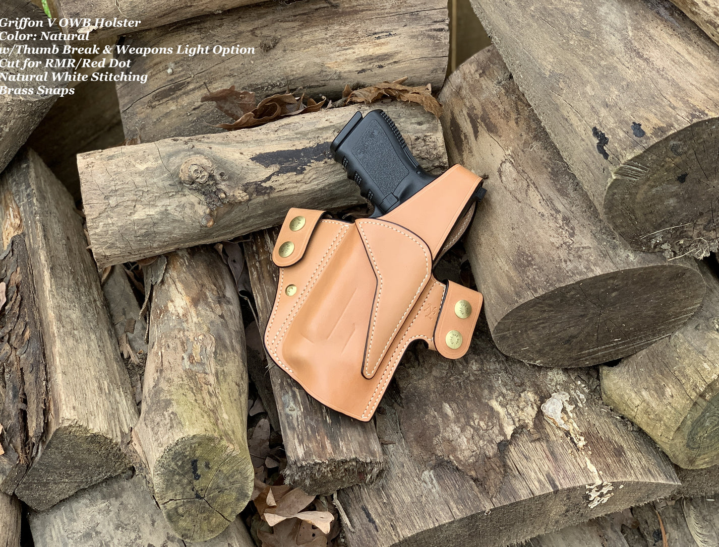 Griffon V OWB: Outside the Waistband Holster – Nightingale Leather Co.