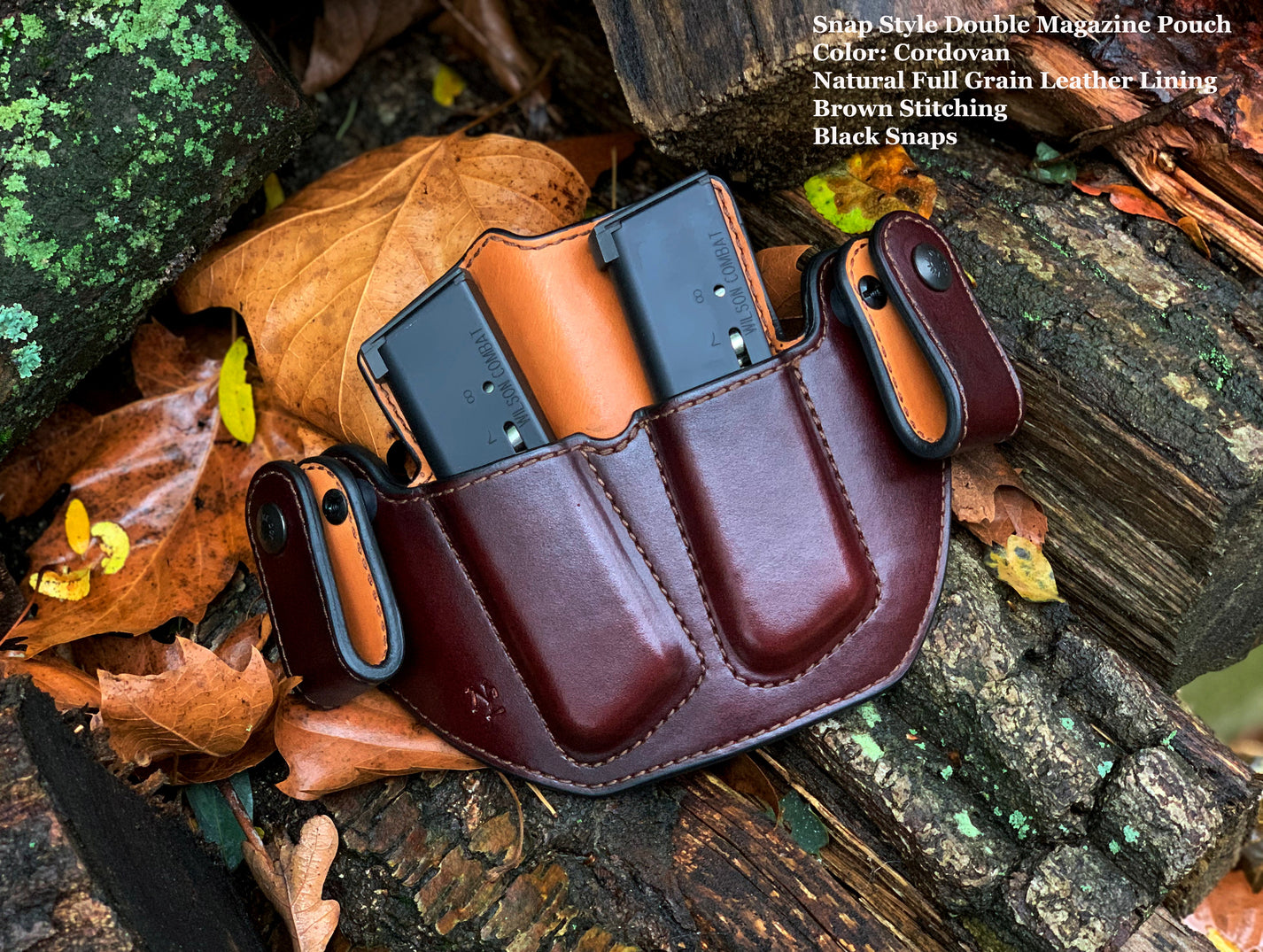 Double IWB Magazine Pouch – Nightingale Leather Co.