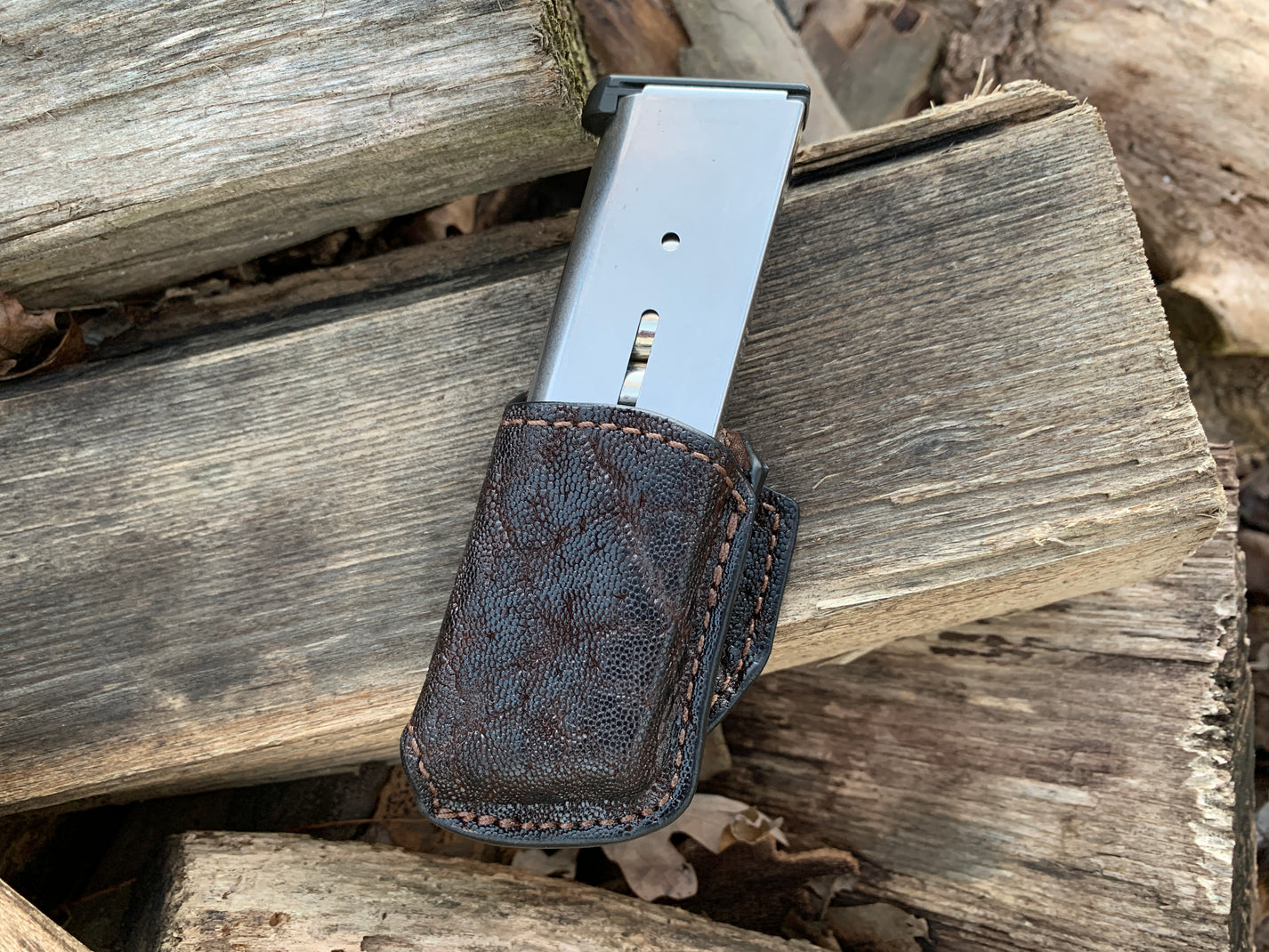 Single Snap Style Magazine Pouch – Nightingale Leather Co.