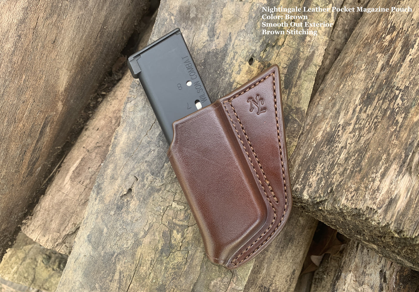 Pocket Magazine Pouch – Nightingale Leather Co.