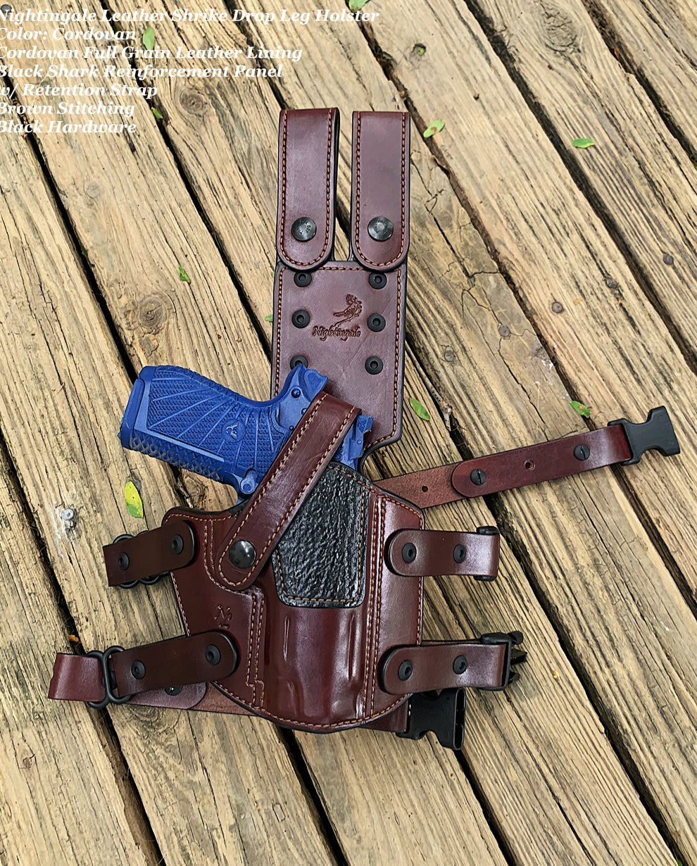 Shrike Drop Leg Holster – Nightingale Leather Co.