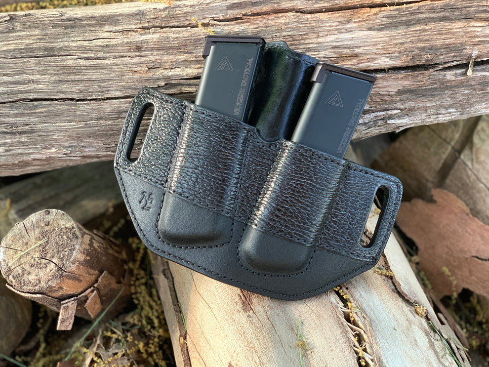 Double Pancake Style Magazine Pouch – Nightingale Leather Co.