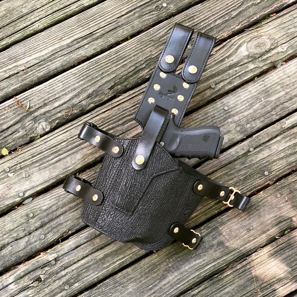 Shrike Drop Leg Holster – Nightingale Leather Co.